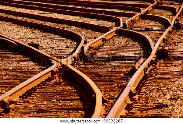 Railyard Switch Flags Stock Photo 90593287 | Shutterstock
