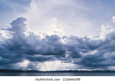 Rain Clouds Formed Multiple Layers Above Stock Photo 1526466398 ...