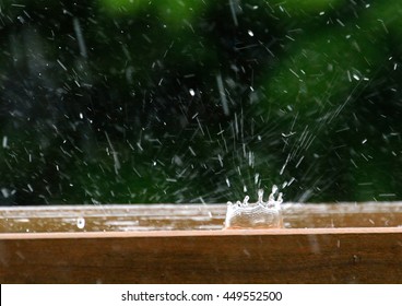 Rain Drop Splash Stock Photo 449552500 | Shutterstock