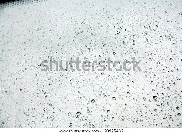 Rain Drops On Clear Window Stock Photo 120925432 | Shutterstock