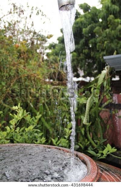 Rain Falling Trough Background Stock Photo 431698444 | Shutterstock