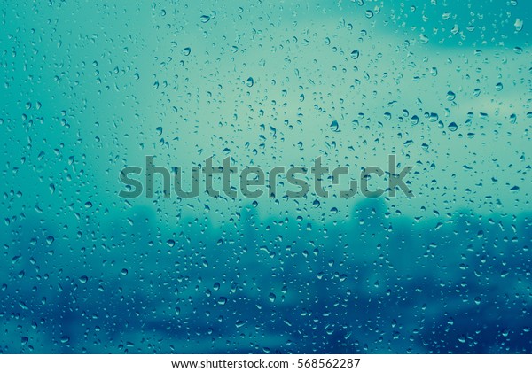 Rain On Window Texture Rain Background Stock Photo (Edit Now) 568562287