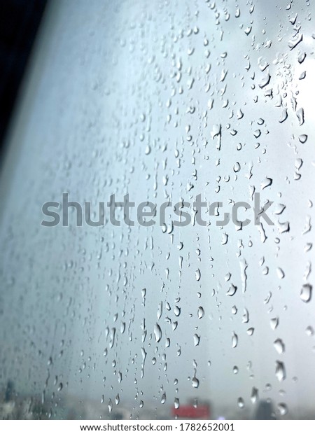 Rain Pouring By Window High Rise Stock Photo 1782652001 | Shutterstock