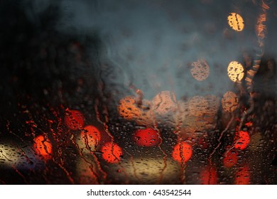 Rain Through Window Stock Photo 643542544 | Shutterstock