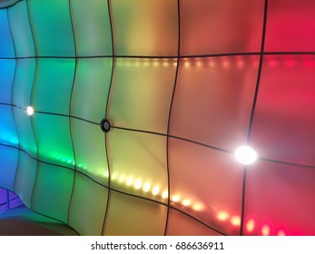 Rainbow Colored Ceiling Stock Photo 686636911 | Shutterstock