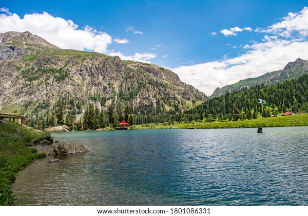 Rainbow Lake Located Astore Gilgit Baltistan Stock Photo (Edit Now ...