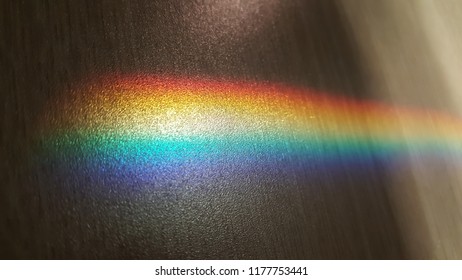 Rainbow Reflection On Wall Stock Photo (Edit Now) 489453988