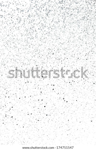 Raindrops On White Background Stock Photo (Edit Now) 174751547