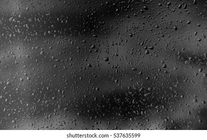 Raindrops On Window On Dark Background Stock Photo 537635599 | Shutterstock