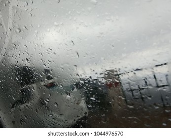 Raining Window View Stock Photo 1044976570 | Shutterstock