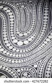 Raised Pattern Wallpaper Closeup Vertical Black Stock Photo 427672282 ...