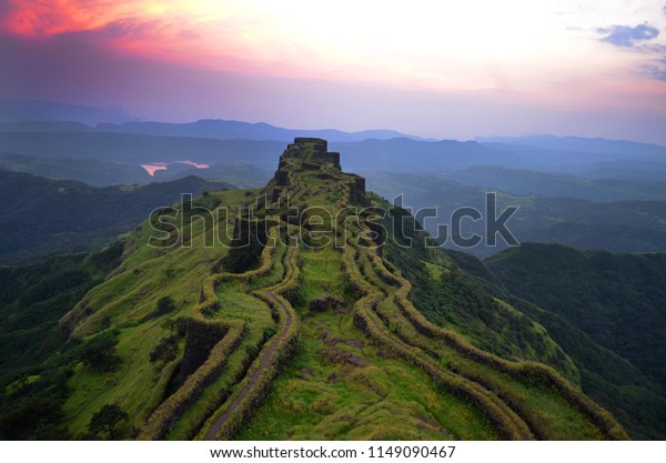 Rajgad Sunset Pune Maharashtra India 22102016 Stock Photo (Edit Now ... Rajgad Sunset Pune Maharashtra India 22102016 Stock Photo (Edit Now ...