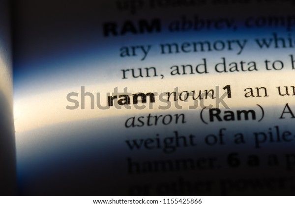 Ram Word Dictionary Ram Concept Stock Photo 1155425866 | Shutterstock