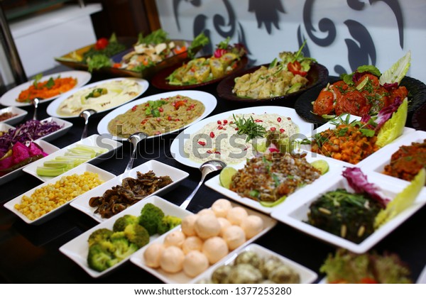Ramadan Iftar Buffet Stock Photo (Edit Now) 1377253280