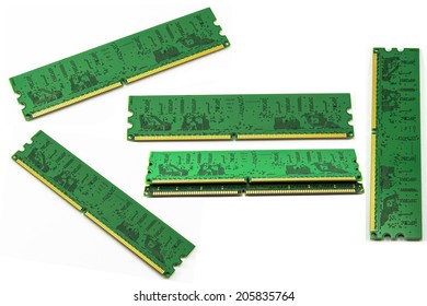 Random Access Memory On White Background Stock Photo 205835764 ...