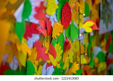Random Colourful Notes Left By Children Stock Photo 1221413083 ...
