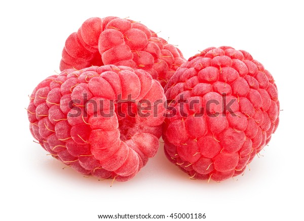Raspberry Isolated Stock Photo 450001186 | Shutterstock