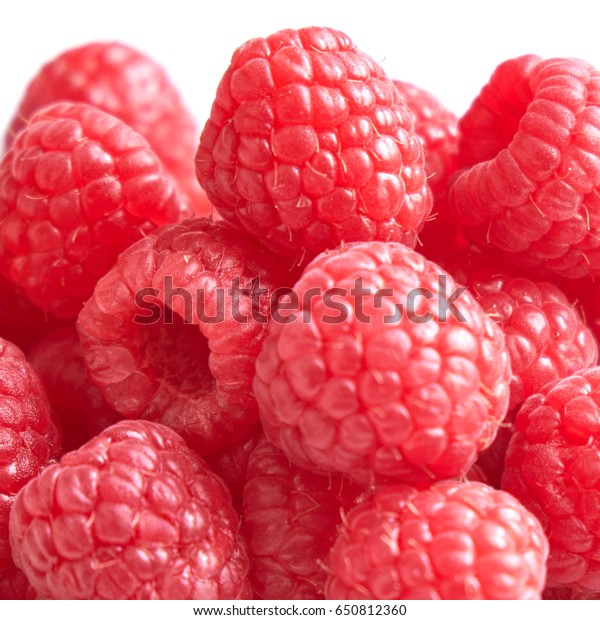 Raspberry Pink Background Isolated Closeup Stock Photo 650812360 ...