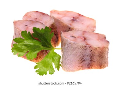 Raw Cod On White Background Stock Photo 92165794 | Shutterstock