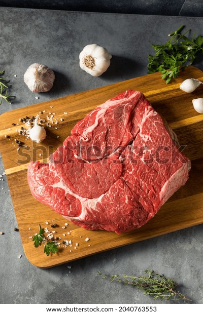 Raw Grass Fed Chuck Beef Roast Stock Photo 2040763553 | Shutterstock