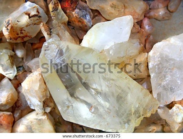 Raw Quartz Rocks Stock Photo 673375 | Shutterstock