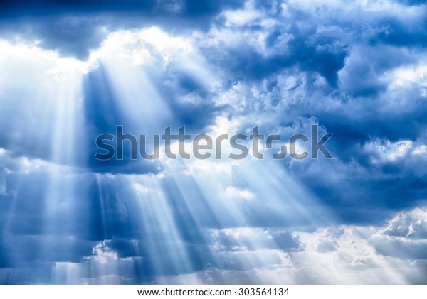 Rays Light Shining Down Stock Photo (Edit Now) 303564134