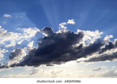 Rays Sun Illuminating Clouds Stock Photo 640690486 | Shutterstock