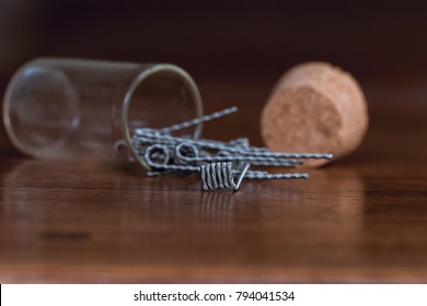 Rda Atomizer Vaping Ecigarette Alien Clapton Stock Photo 794041534 ...