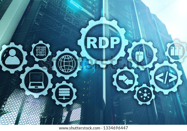 Rdp Remote Desktop Protocol Terminal Services Stock Photo 1334696447 ...