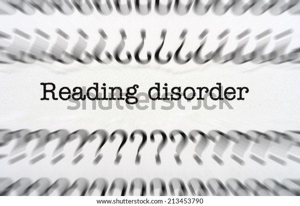 Reading Disorder Stock Photo 213453790 | Shutterstock