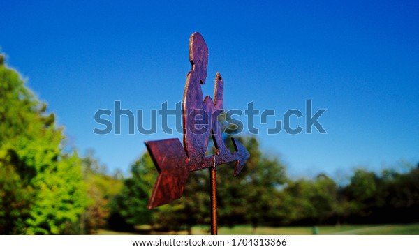 Reading Sigh Wind Vane Stock Photo 1704313366 | Shutterstock