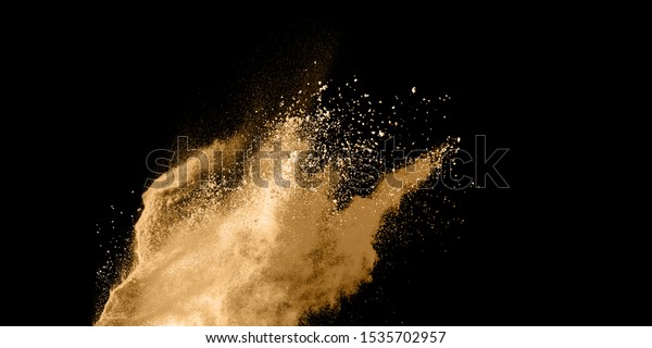 Realistic Dust Explosion Effect Stock Photo (Edit Now) 1535702957