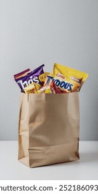 Many Snacks Chocolates Inside Cars Console AI-generated image ...