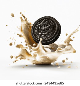 Realistic Illustration Oreo Cookie Without Logo AI-generated image ...