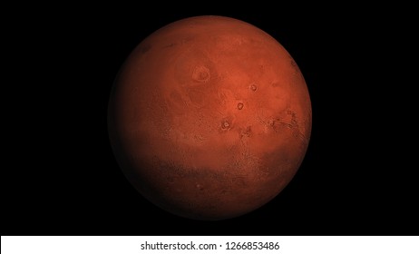 Realistic Mars Space Texture Map Courtesy Foto de stock 1266853486 ...