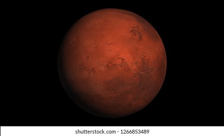 Realistic Mars Space Texture Map Courtesy Stock Photo 1266853489 ...