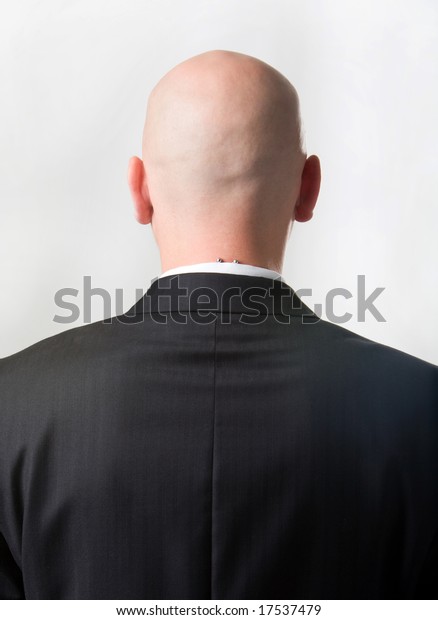 Rear View Bald Man Wearing Suit Stock Photo (Edit Now) 17537479 Rear View Bald Man Wearing Suit Stock Photo (Edit Now) 17537479