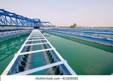 Recirculation Solid Contact Clarifier Sedimentation Tank Stock Photo ...