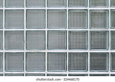 White Translucent Glass Block Wall Pattern Stock Photo 1910941483 ...