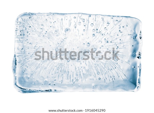 Rectangular Block Pure Transparent Ice Air Stock Photo (Edit Now ...