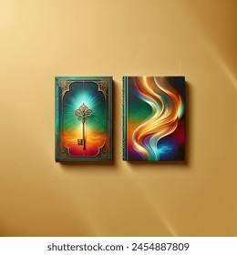 Rectangular Book Back Front Cover Next AI-generated image 2454888413 ...