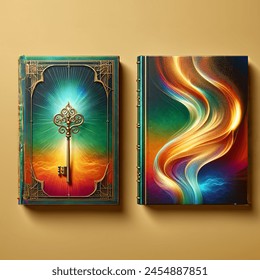 Rectangular Book Back Front Cover Next AI-generated image 2454888413 ...