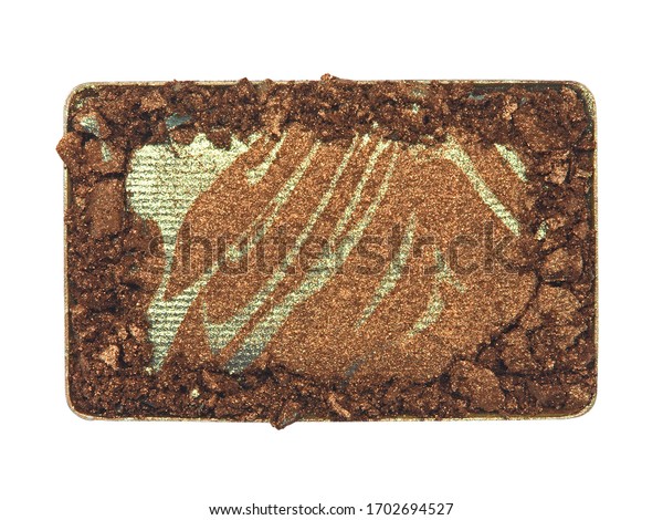 Rectangular Box Dry Crushed Brown Eyeshadow Stock Photo 1702694527 ...