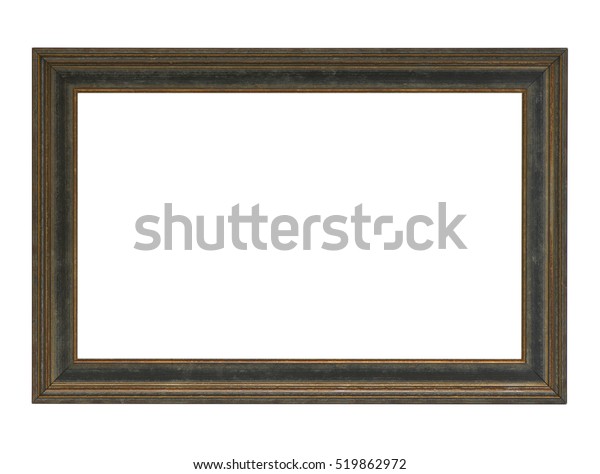 Rectangular Dark Wood Picture Frame On Stock Photo 519862972 | Shutterstock