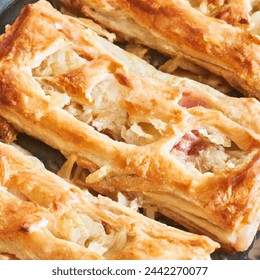 Rectangular Puff Pastry Breadcrumbs Finely Chopped AI-generated image ...