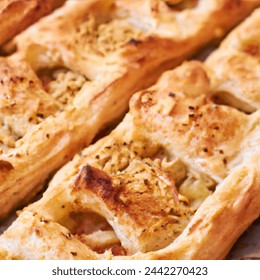 Rectangular Puff Pastry Breadcrumbs Finely Chopped AI-generated image ...