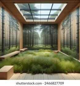 Rectangular Room 5m X 3m Plywood AI-generated image 2466829195 ...