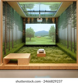 Rectangular Room 5m X 3m Plywood AI-generated image 2466830207 ...
