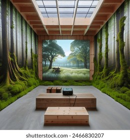Spacious Rectangular Room 5m X 3m AI 生成图片2466835597 | Shutterstock