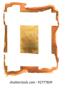 Rectangular Watercolor Border Stock Photo 92777839 | Shutterstock